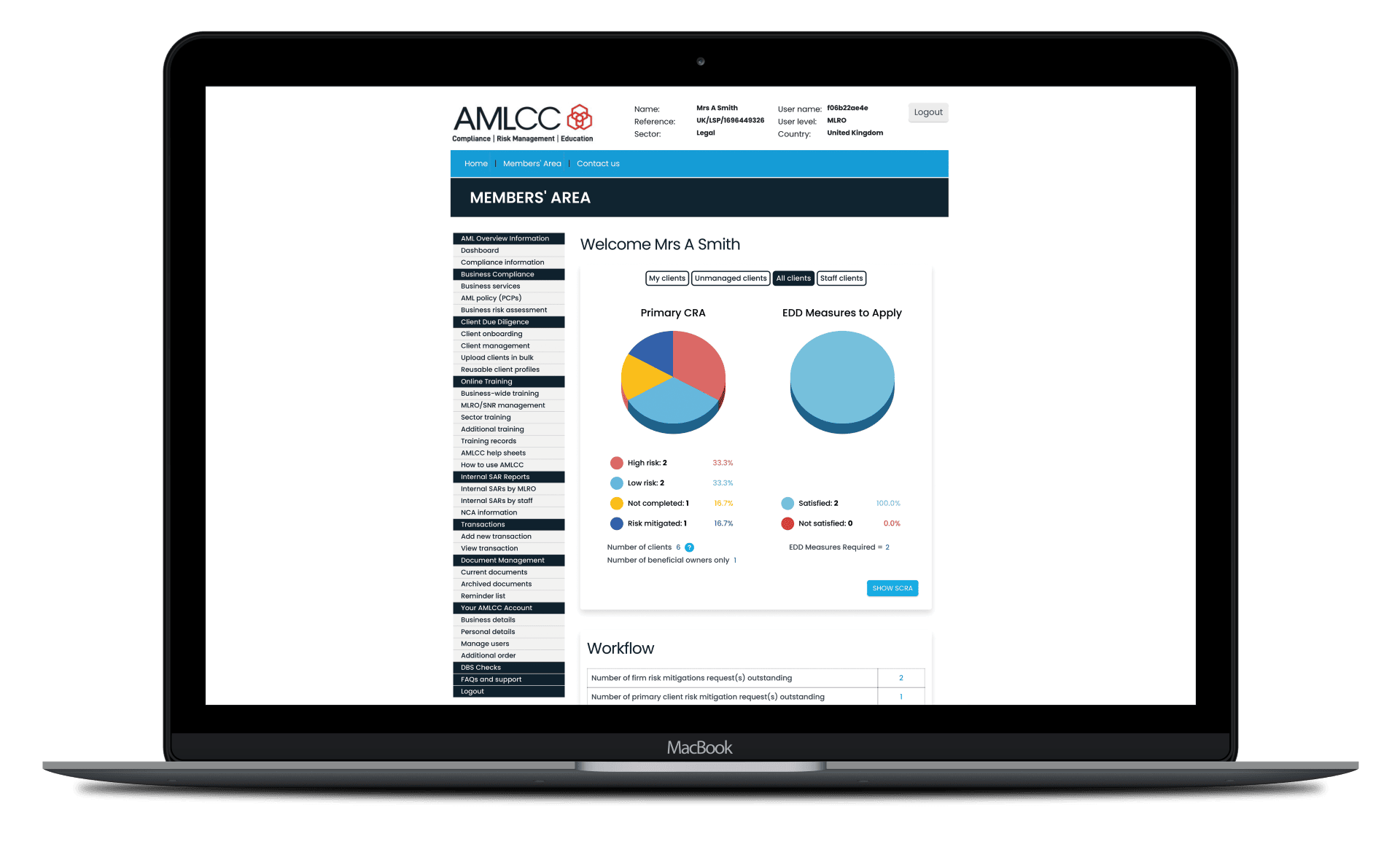 AMLCC FAQs - A helpful technical guide to our online AML platform